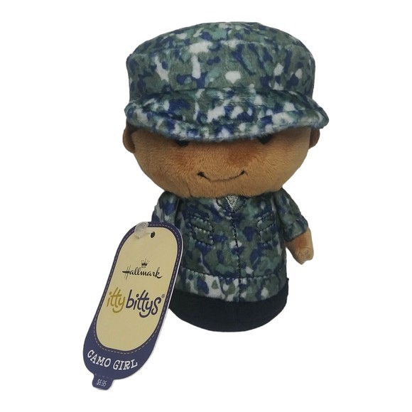 Hallmark | Accents | Hallmark Itty Bittys Camo Girl Blue Military Army ...